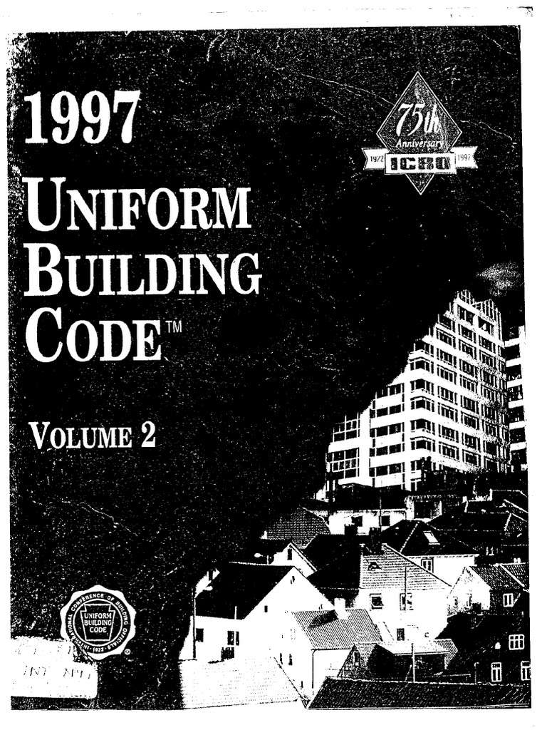 UBC 97 - Uniform Building Code (Volume 2) | PDF