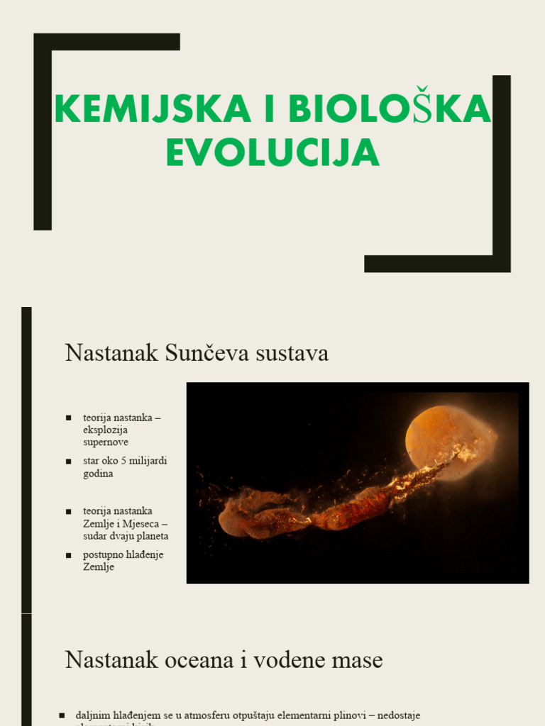 Kemijska I Biološka Evolucija | PDF