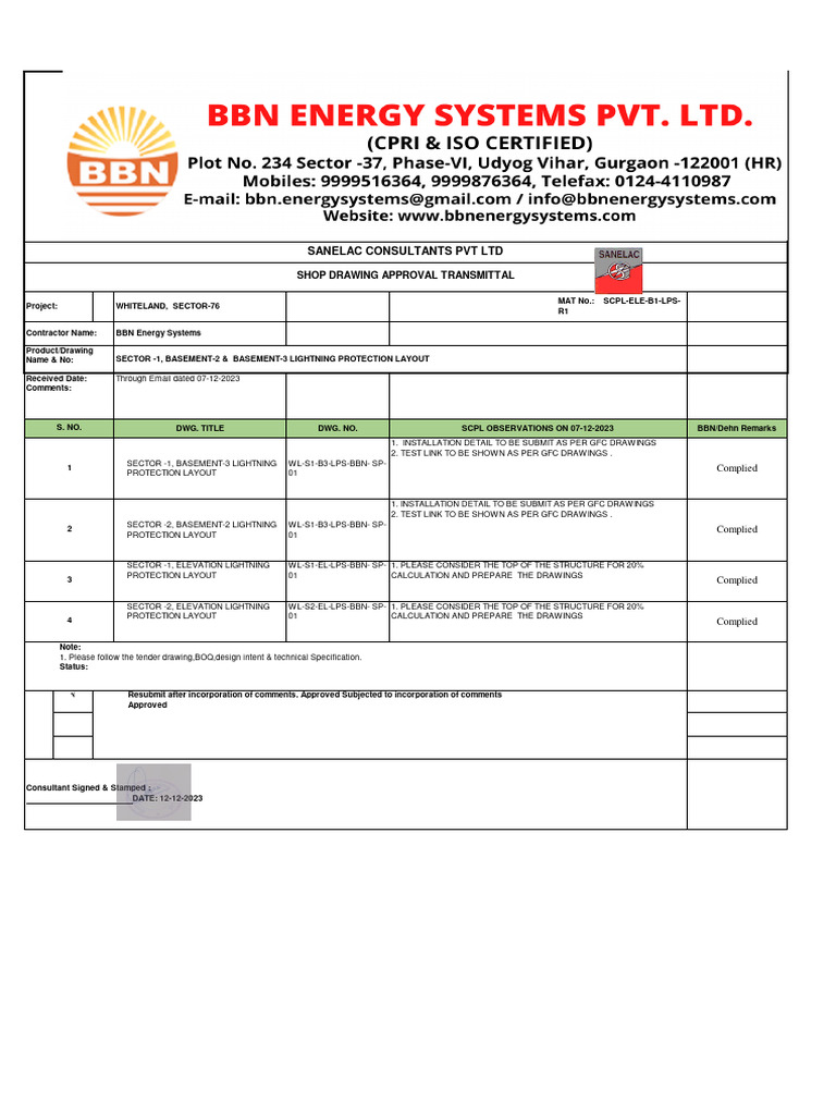 SCPL-ELE-B1-LPS-R1 | PDF | Engineering | Technical Drawing