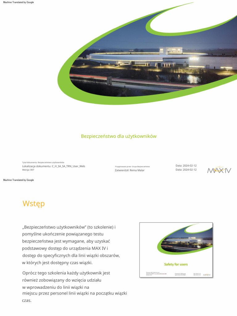 Safety For Users | PDF
