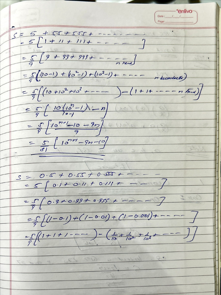 Maths Ap and GP | PDF