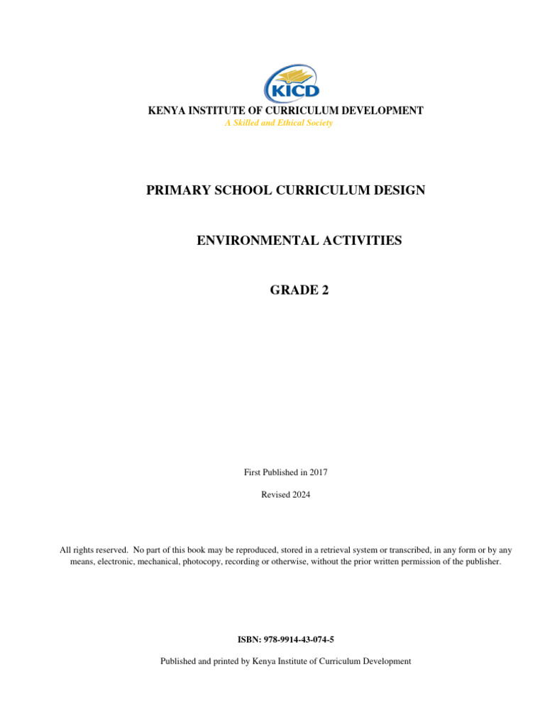 Grade 2 Environmental Activities Guide | PDF | Learning | Community