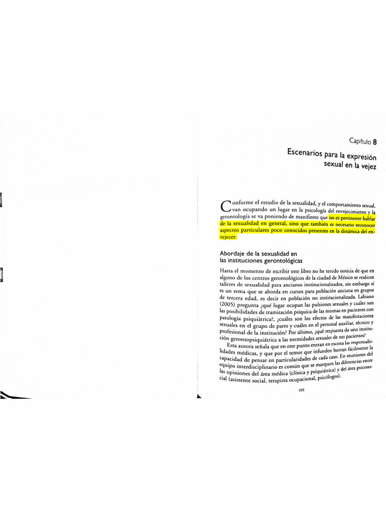 cap 8 | Descargar gratis PDF | Vejez | Ciencias del comportamiento