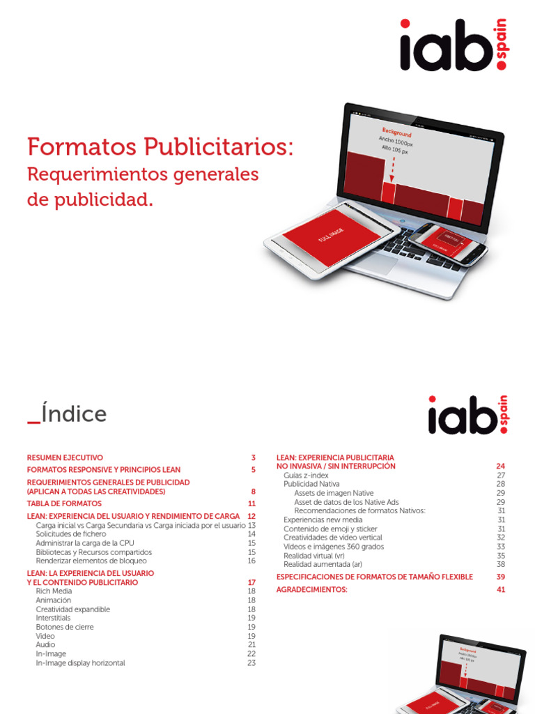 Estandares Formatos Iab Spain Marzo 2023 | PDF | Aplicación movil | Publicidad