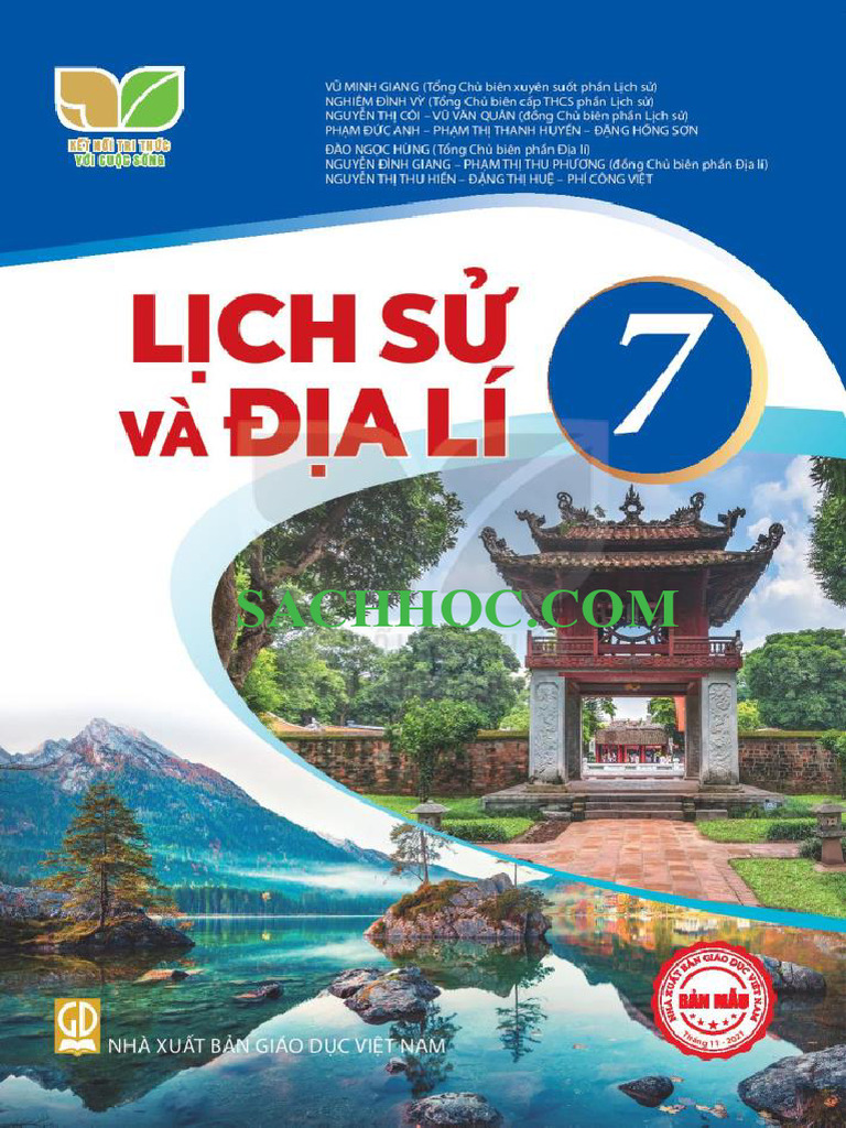 Sach Giao Khoa Lich Su Va Dia Li 7 - Ket Noi Tri Thuc Voi Cuoc Song b6b2f | PDF