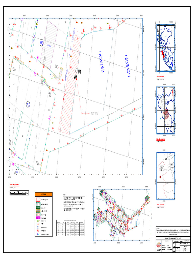 1.-Plano de Ubicacion-U-01 (A1) | PDF