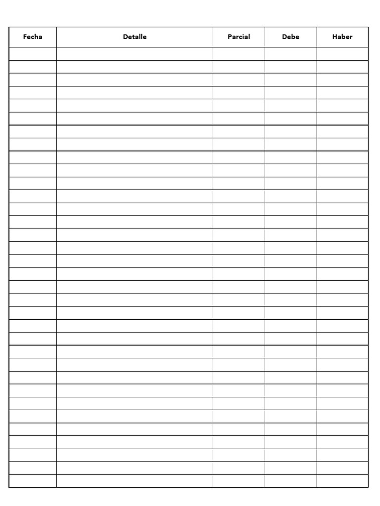 Formato de Libro Diario Contable | PDF | Finanzas y dinero