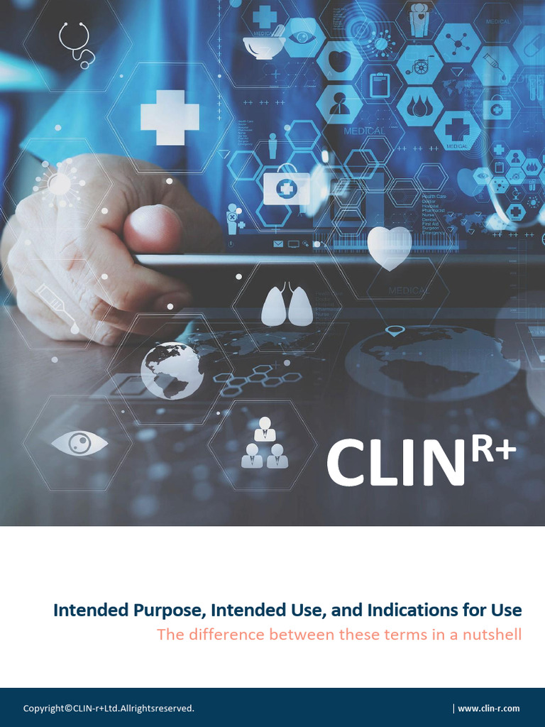 Intended Purpose and Intended Use Formulating These Statements Under EU ...