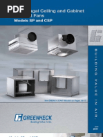 Greenheck SP-A90 Ceiling Exhaust Fan | PDF | Duct (Flow) | Building ...