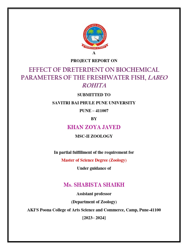 Research Project Zoya | PDF | Metabolism | Glycogen