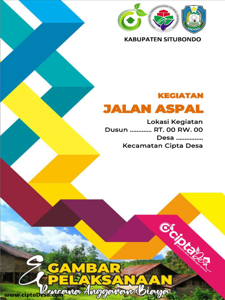 RAB Dan Gambar Jalan Aspal [Www.ciptaDesa.com] | PDF