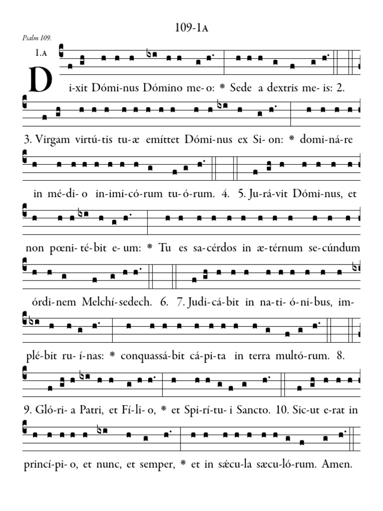 Dixit Dominus Schola | PDF