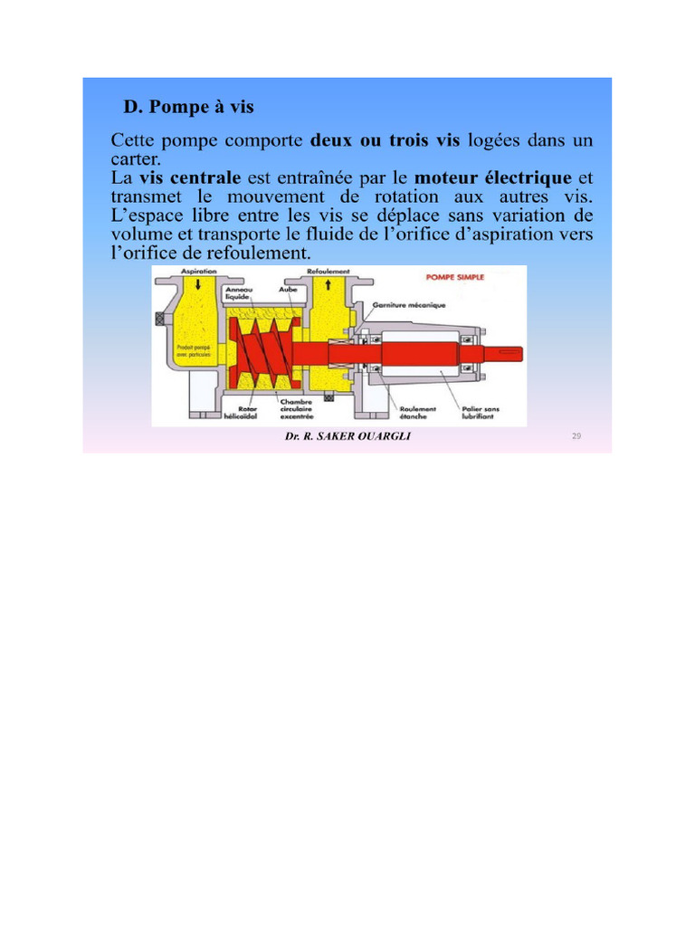 Pompe À Vis | PDF