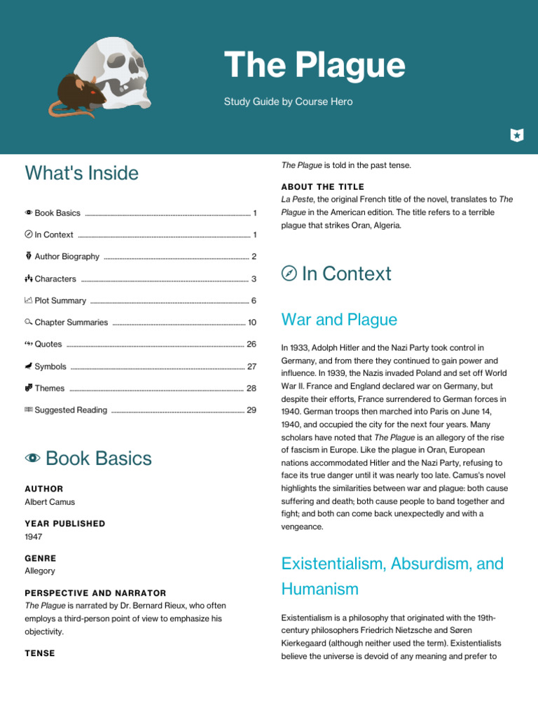 Albert Camus - S The Plague | PDF