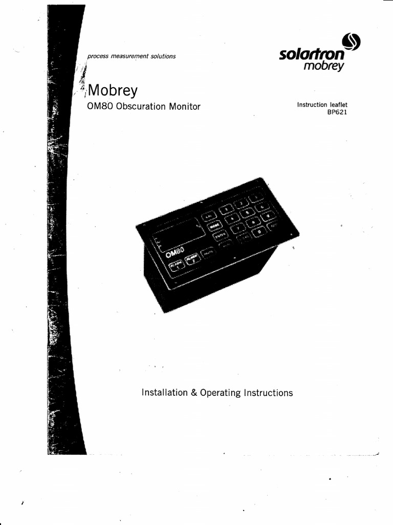 OM80 Smoke Density Monitor | PDF