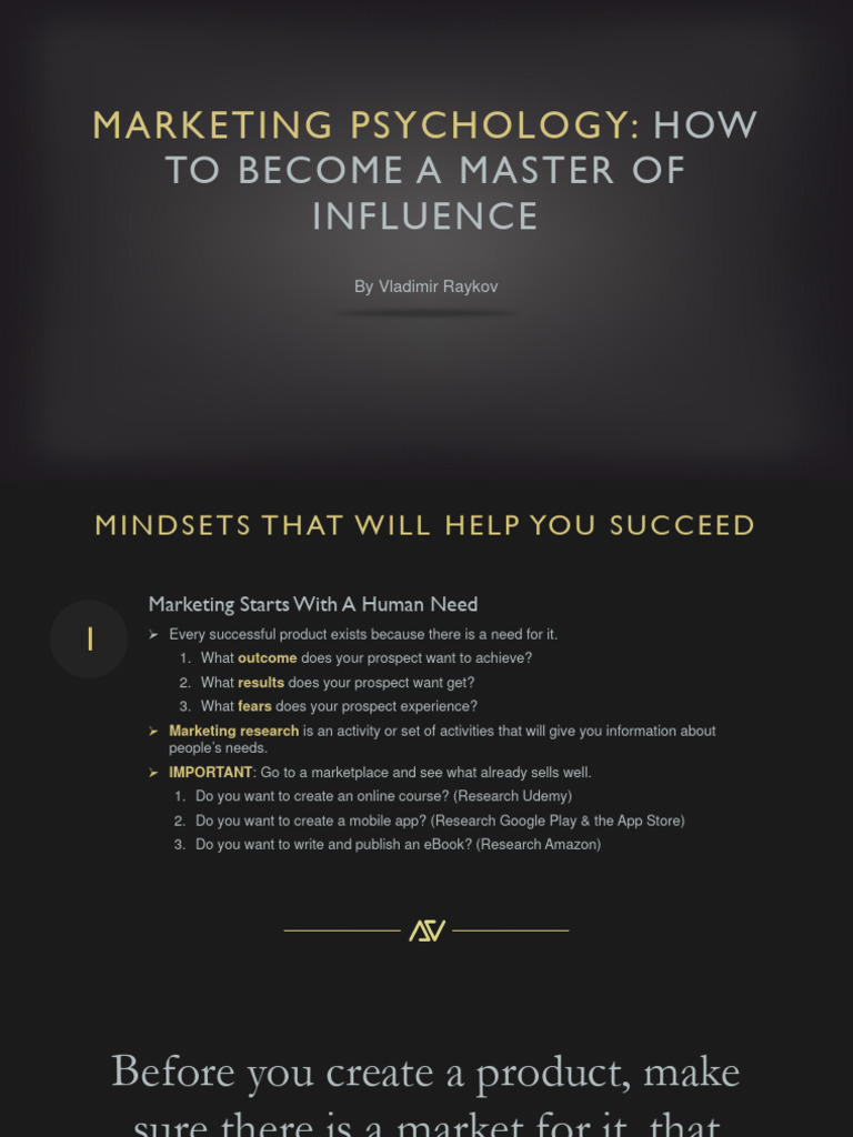 Top 3 Mindsets That Will Help You Succeed | PDF | Marketing | Google Play