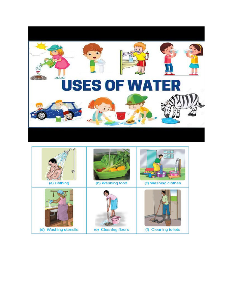 Uses of Water | PDF