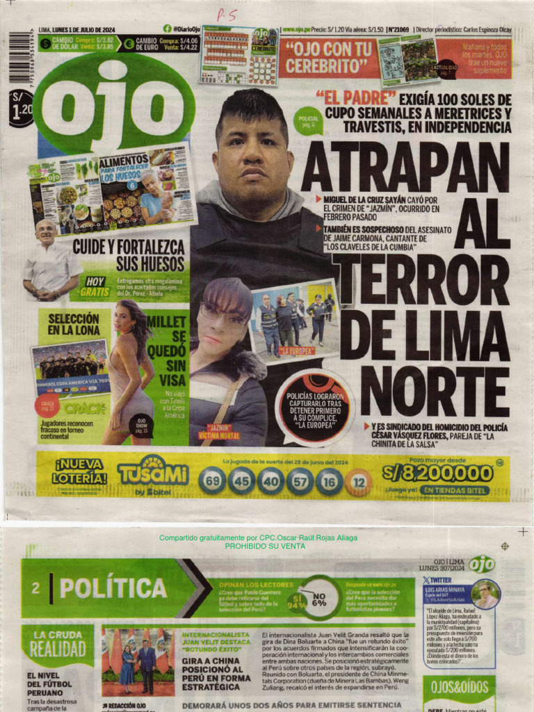 PERÚ??Ojo® 01.07.2024 | PDF | Perú