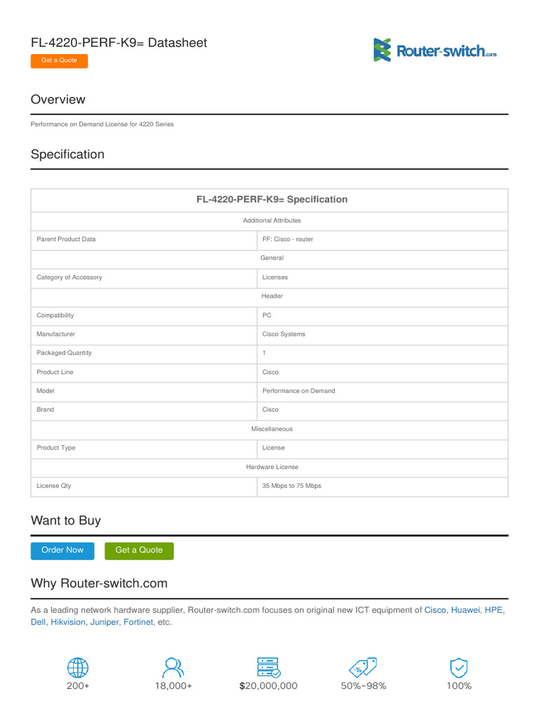 FL 4220 Perf k9 Datasheet | PDF