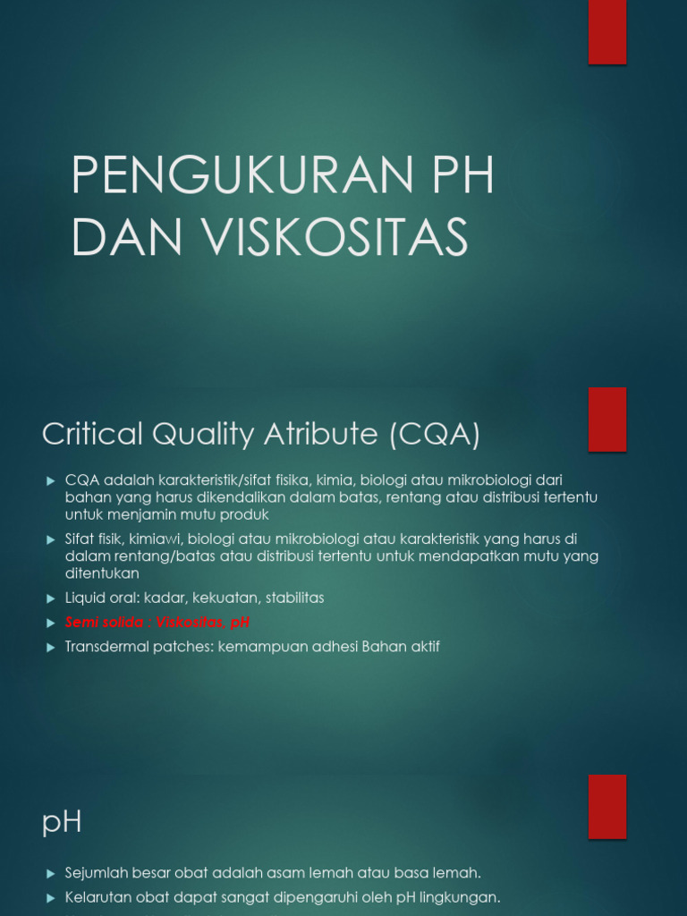 Pengukuran PH Dan Viskositas PDF | PDF