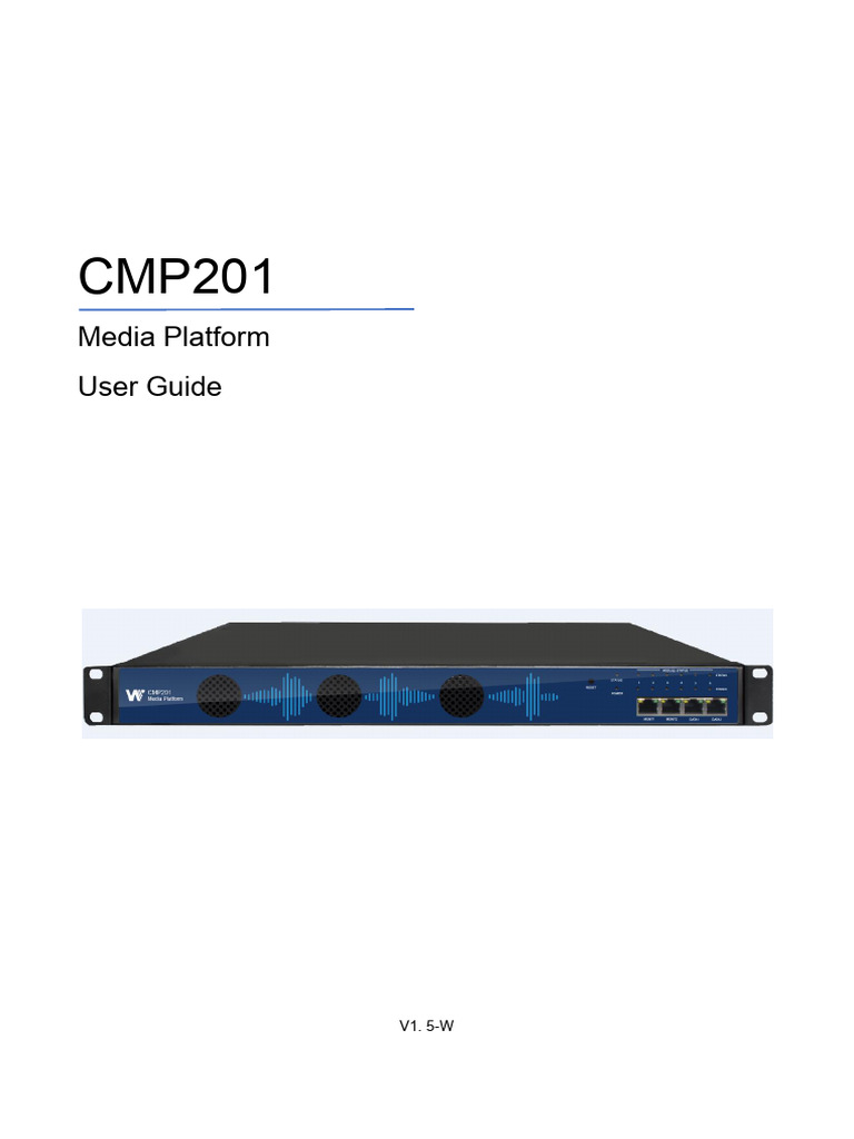 Wellav CMP201 Users Guide | PDF | Ip Address | Computer Network