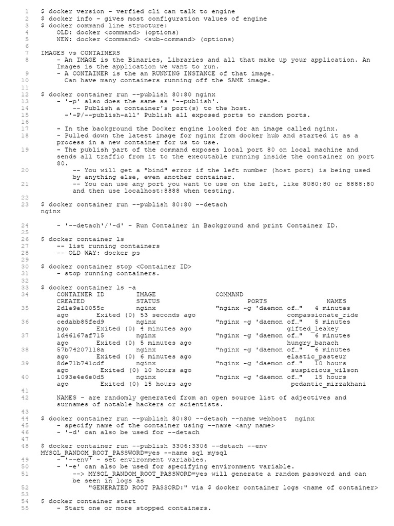 Docker | PDF | Computer File | Kernel (Operating System)
