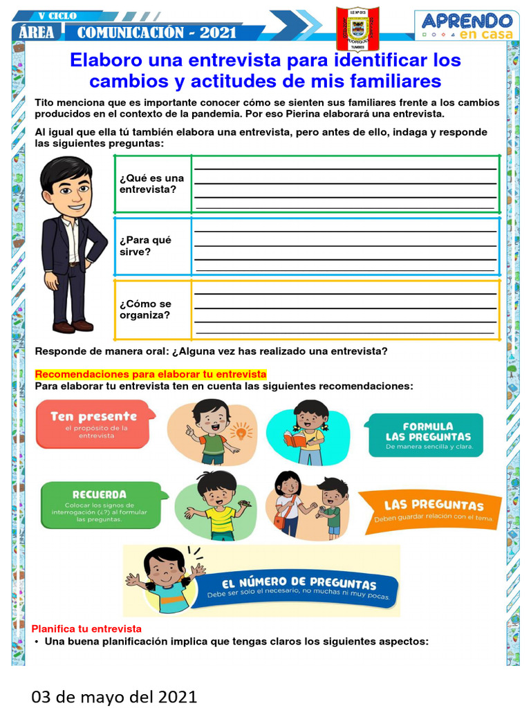 Ficha De ComunicaciÓn 03 De Mayo Pdf Comunicación Humana Cognición 7509