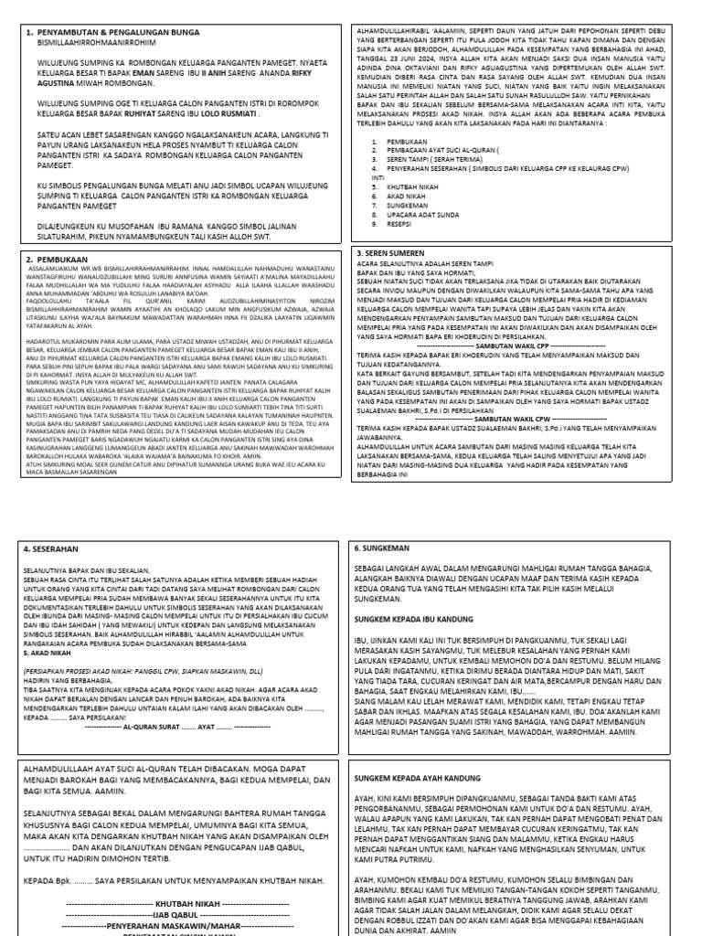 Teks MC Sunda Yaya | PDF | Agama & Spiritualitas