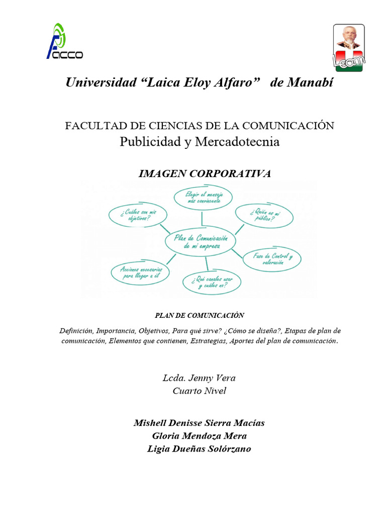 Plan de Comunicacion | PDF | Comunicación | Business