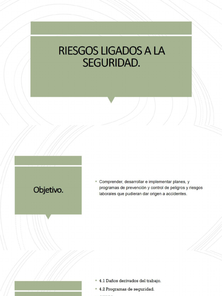 RIESGOS LIGADOS A LA SEGURIDAD Gmi | PDF
