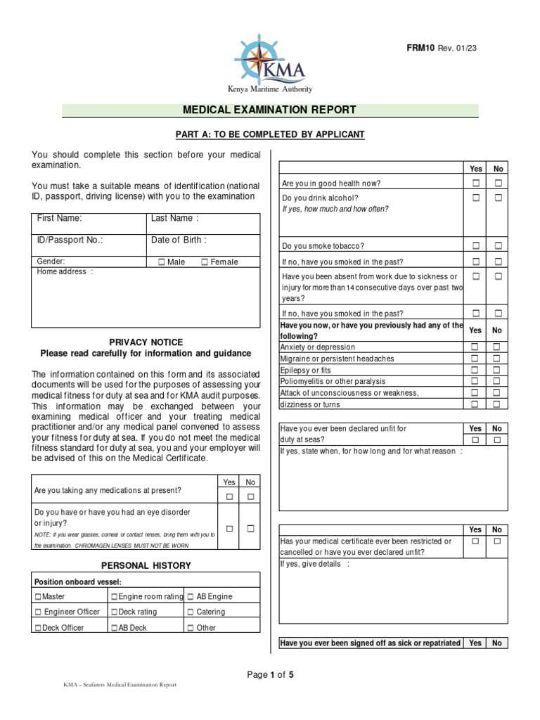 Medical Examination Report Form | PDF | Dermatitis | Hemorrhoid