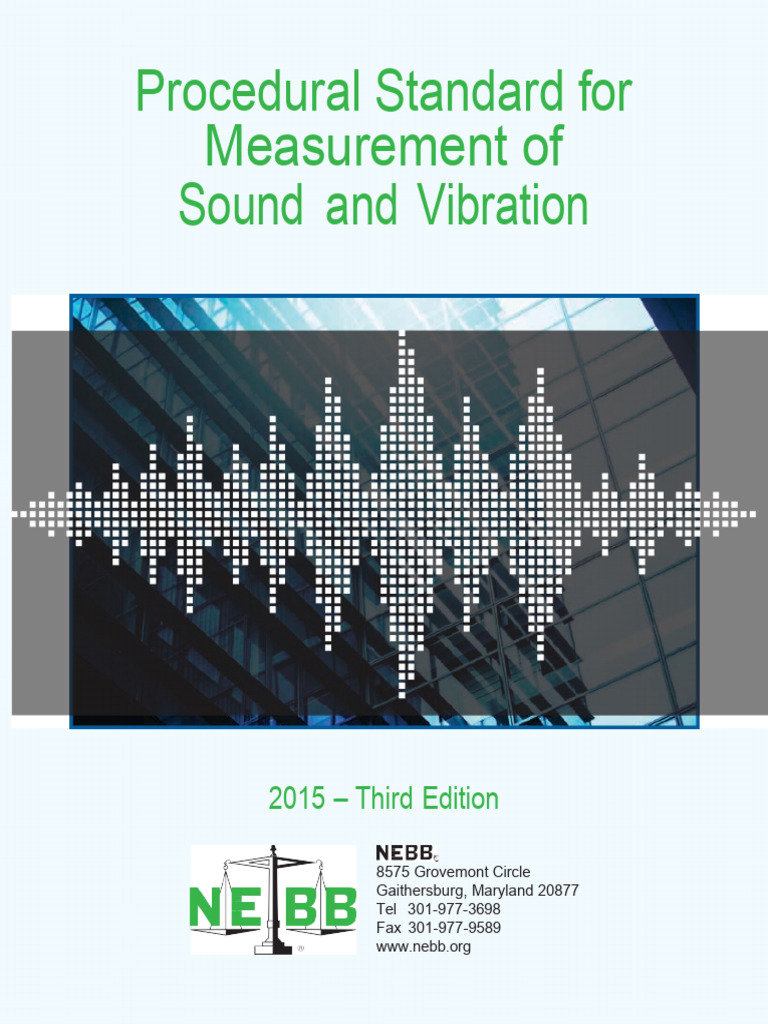 Nebb Sound and Vibration Procedural Standard Latest | PDF | Calibration ...