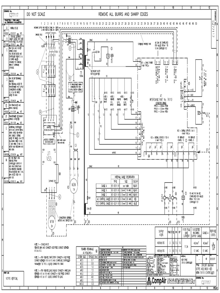 Electrical Schematic Hydrovane | PDF