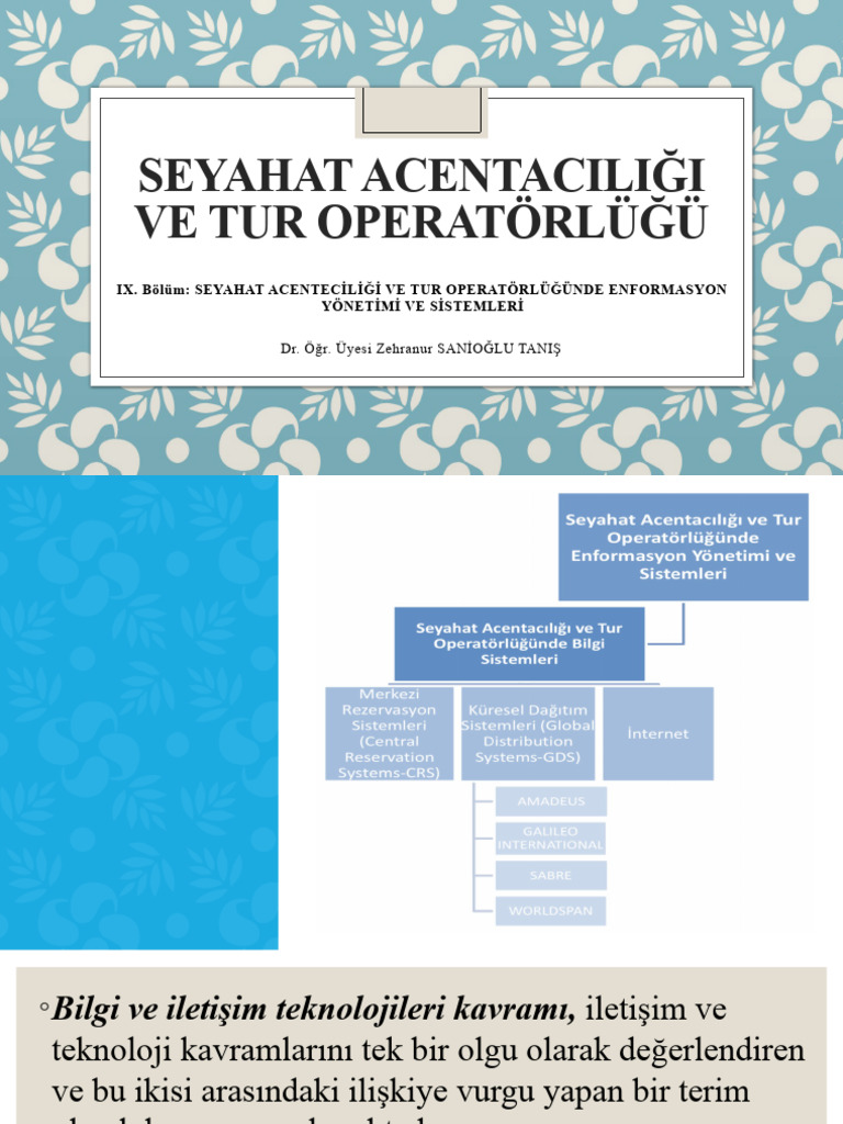 Seyahat 9. Hafta | PDF