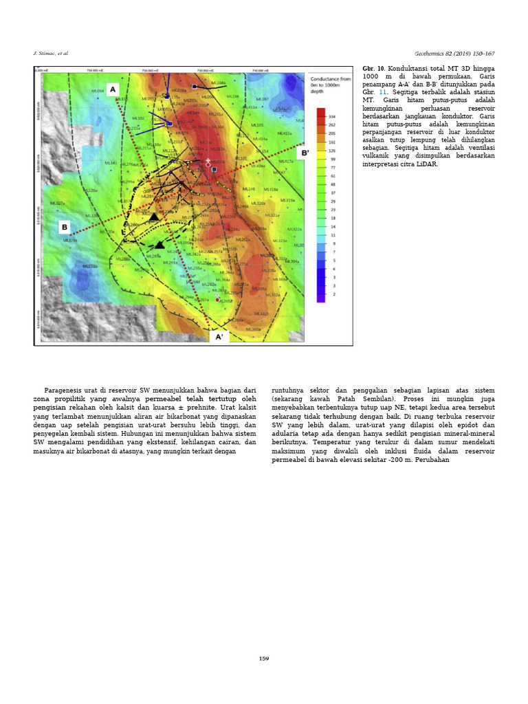 Analisis Geokimia dan Konduktansi Reservoir Panas Bumi | PDF