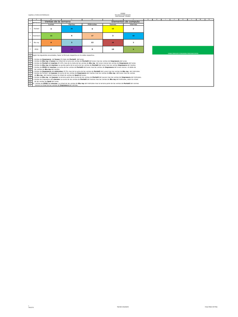Operaciones de Colores Avanzadas 2 1 | PDF | Hardware de la computadora | Ingeniería Informática