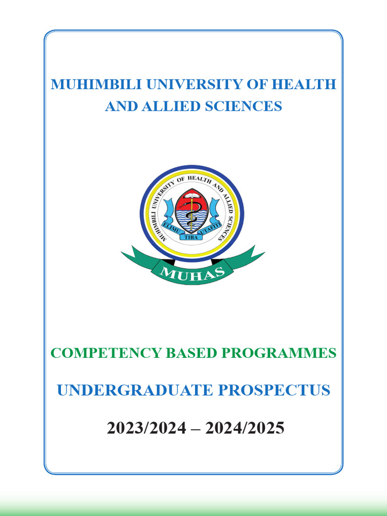 Muhas Ug Prospectus 27 Feb 2024 Final | PDF | Bachelor's Degree ...