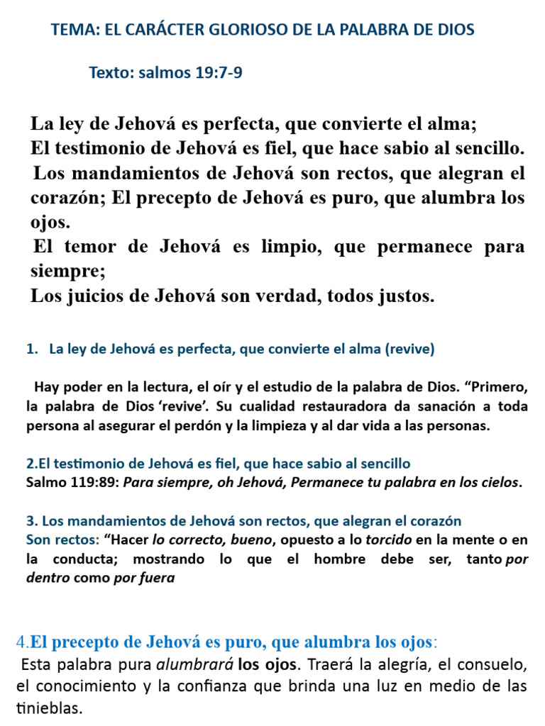 El Poder de La Palabra | PDF