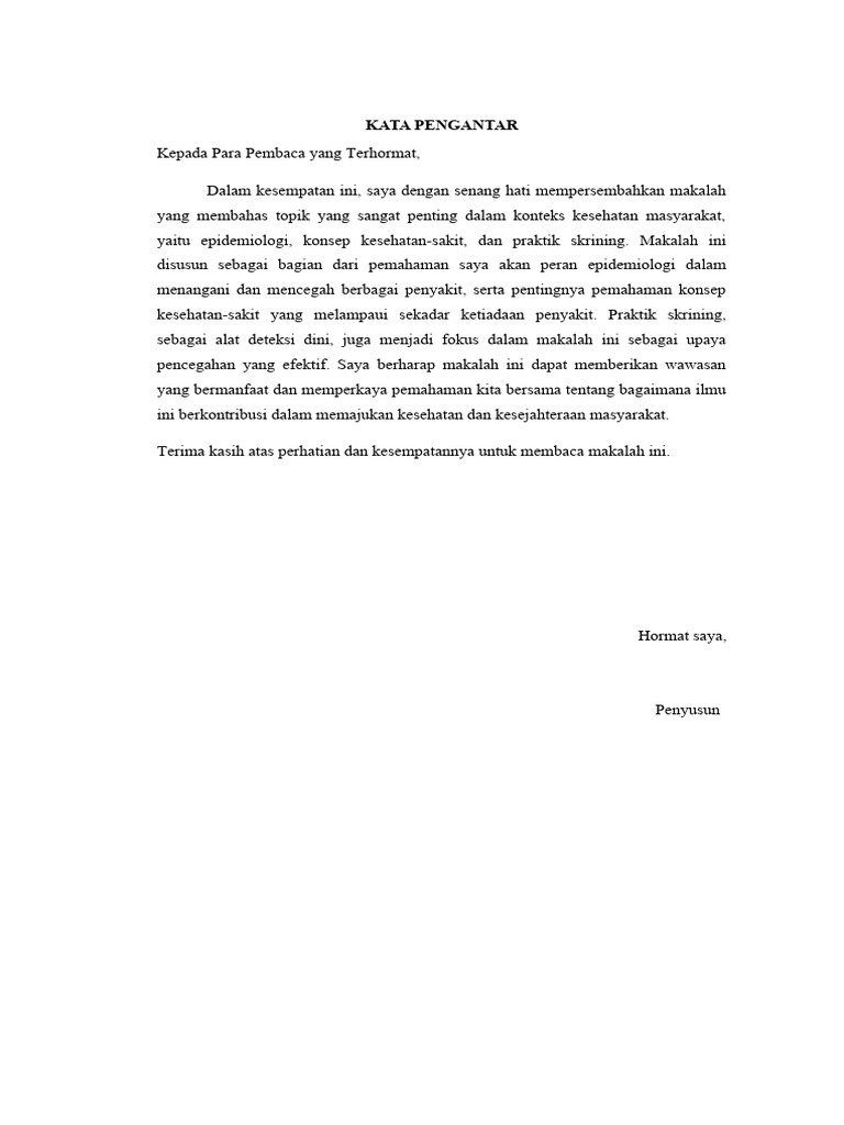 Makalah Epidem | PDF