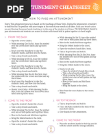 Usui Reiki Attunement Process Guide | PDF | Reiki | Hand