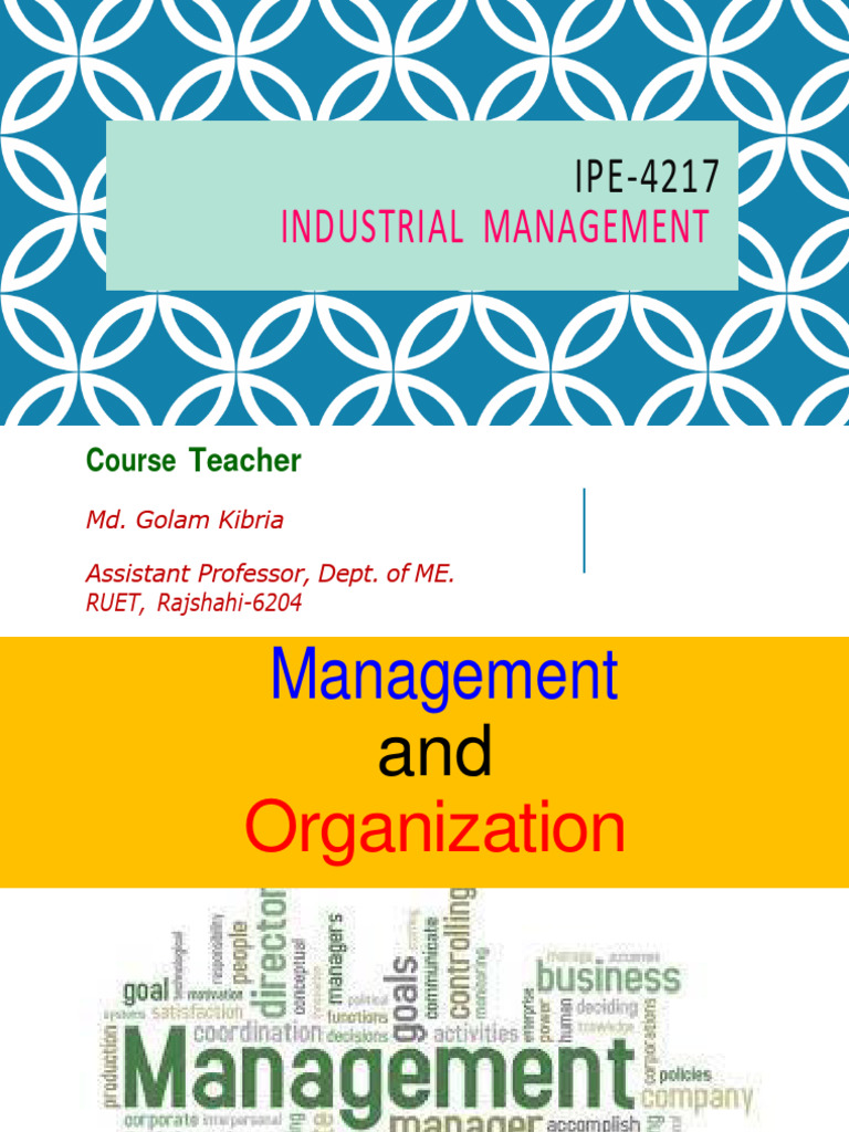 Industrial Management Pdf Organizational Structure Swot Analysis