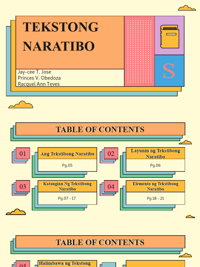 Tekstong Naratibo | PDF