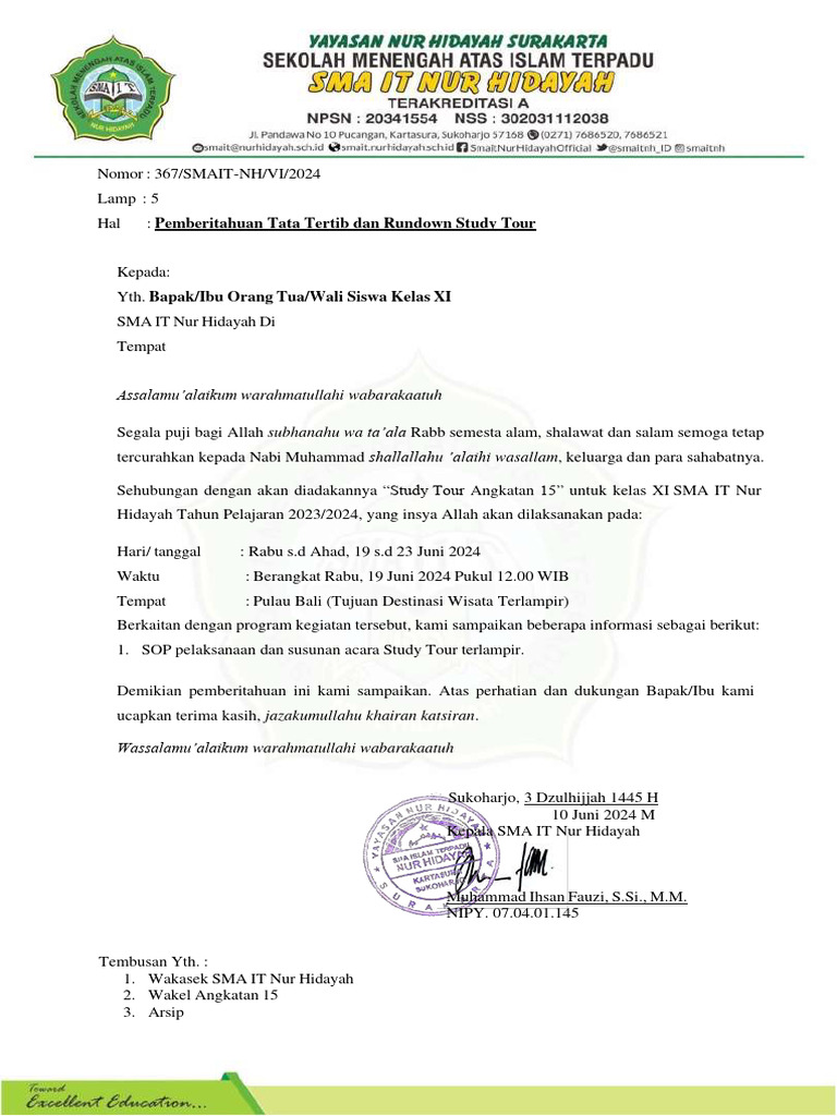 Rev Fix Itinerary Tour Diventera Bali 2024' | PDF