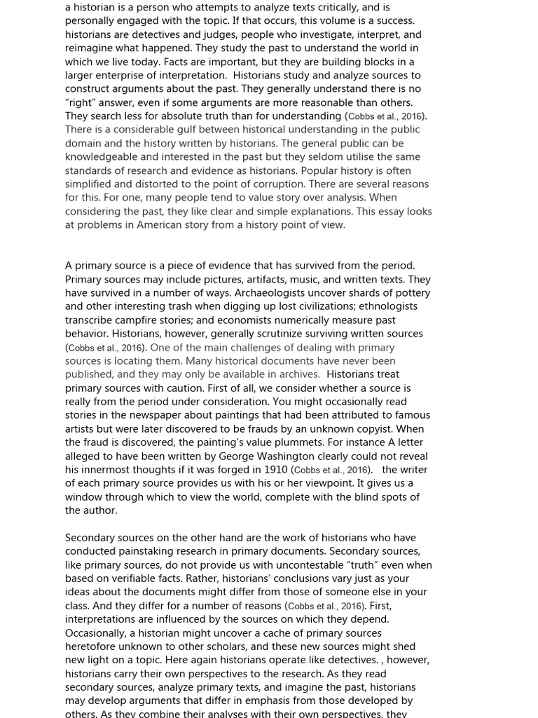Us History Pdf Primary Sources Historian 5886
