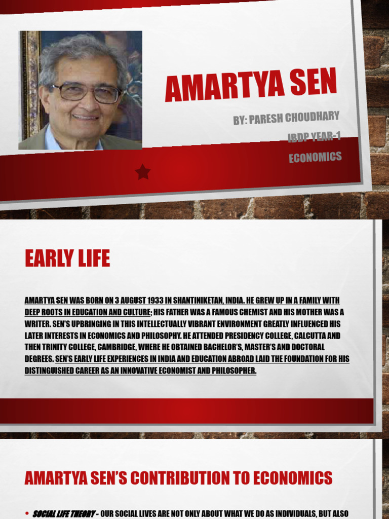 Amartya Sen | PDF