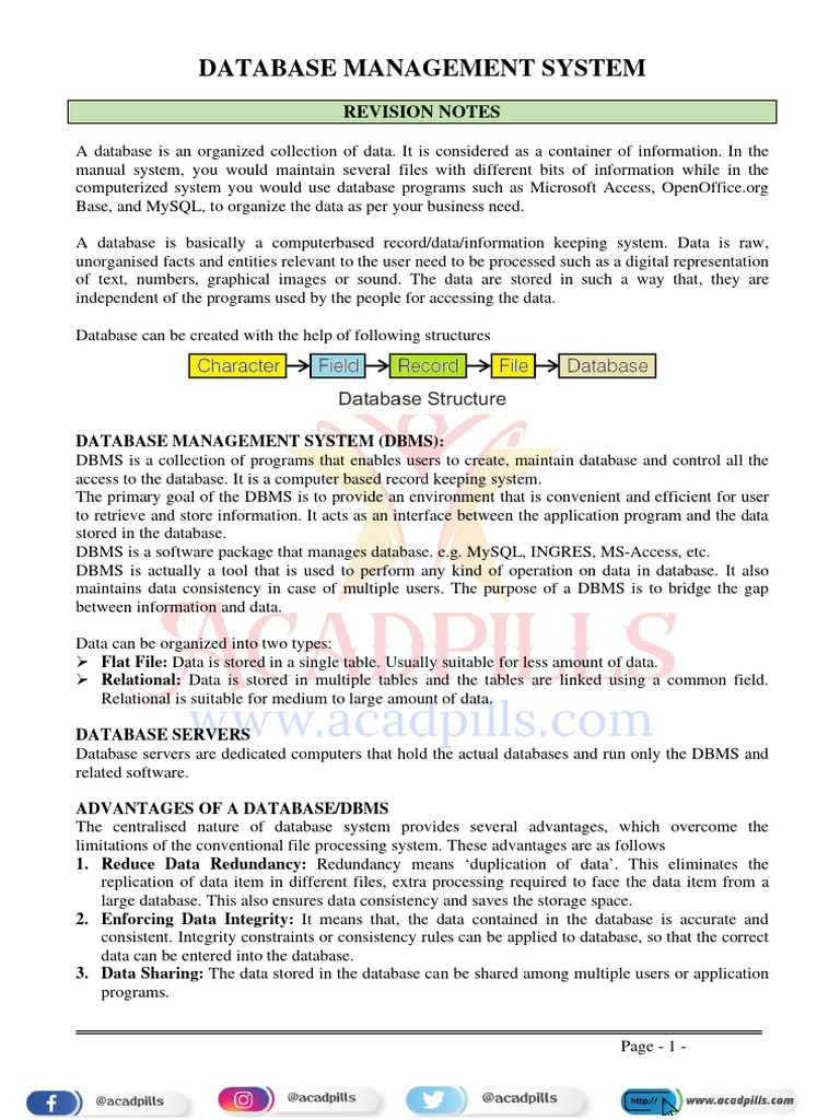 03 Database Management System | PDF | Databases | Relational Database