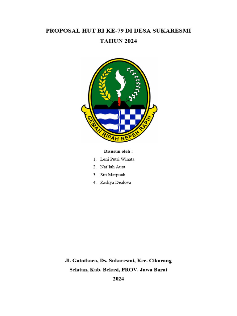 Proposal 17an Revisi | PDF | Griya & Taman