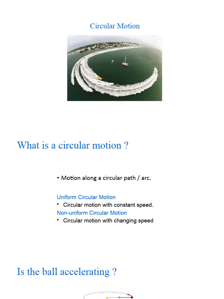 Week-3 (Circular Motion, SHM and Momentum | PDF | Acceleration | Oscillation