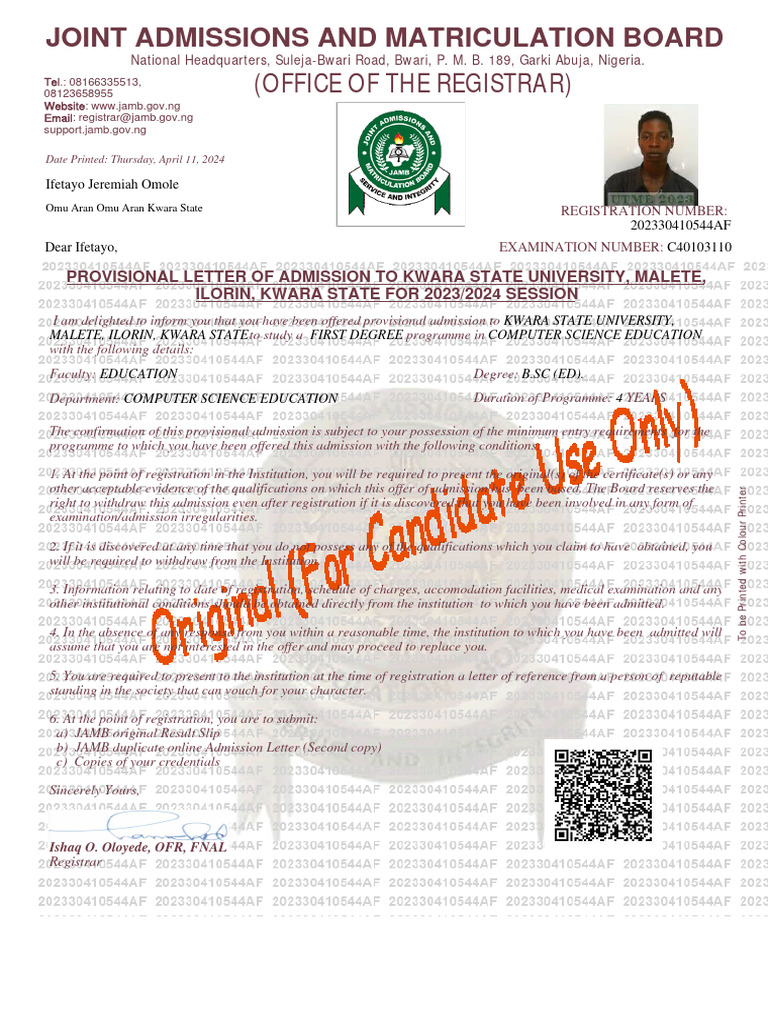 Ifeslip | PDF | Vocational Education | Qualifications