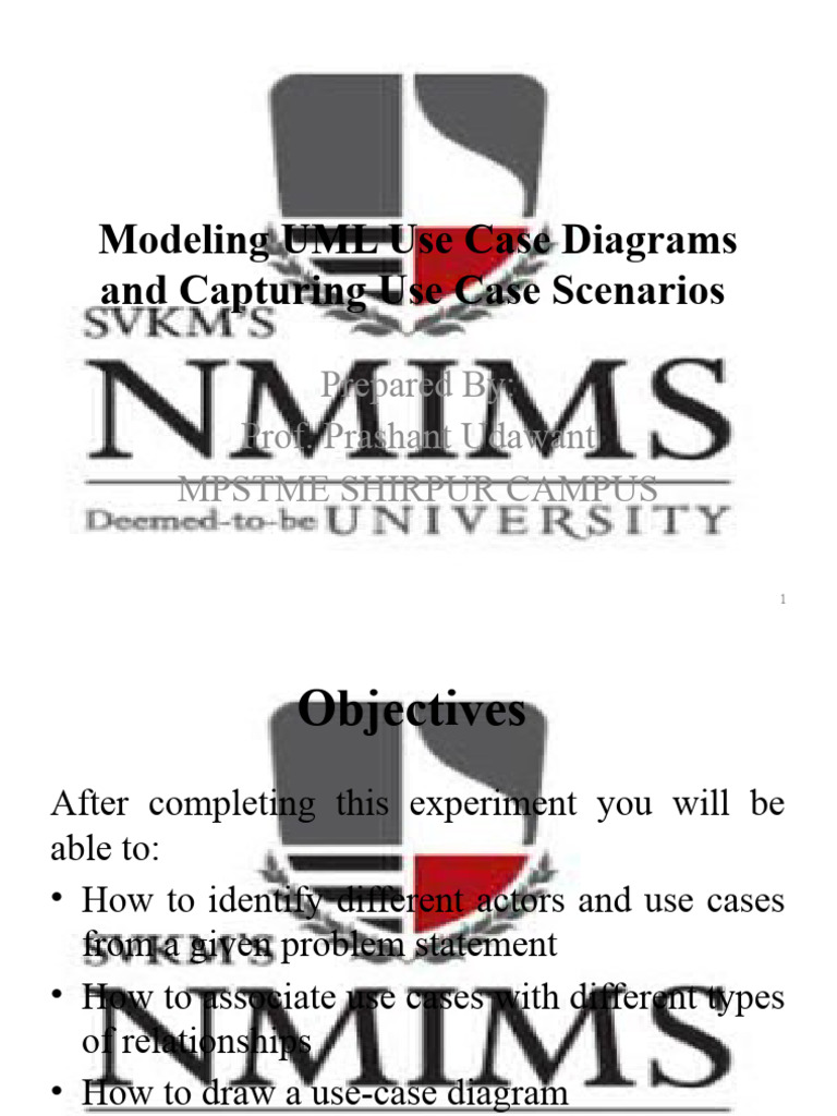 Exp 3 Modeling UML Use Case Diagrams and Capturing Use | PDF | Use Case ...
